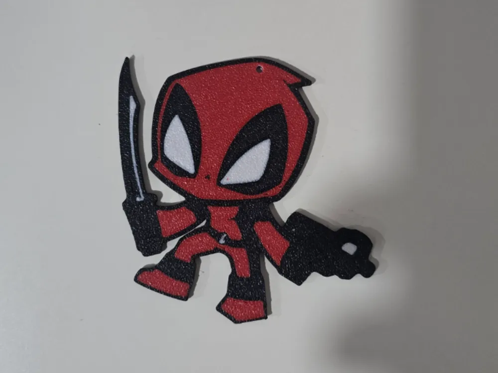 Deadpool Multicolor Keychain n.3 by 3Devil - MakerWorld