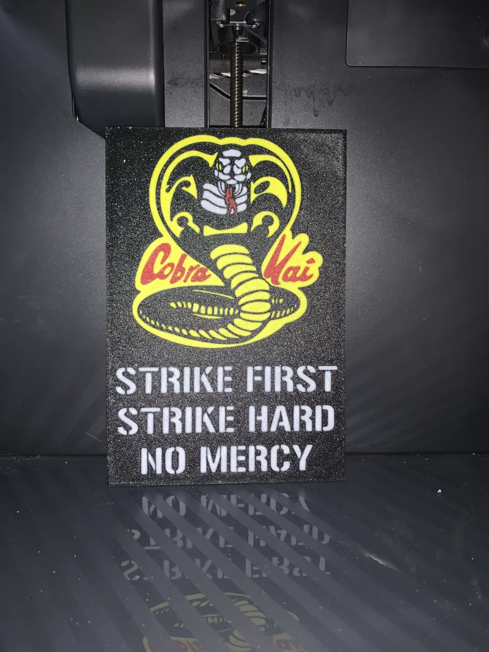 Cobra Kai Sign - Free 3D Print Model - MakerWorld