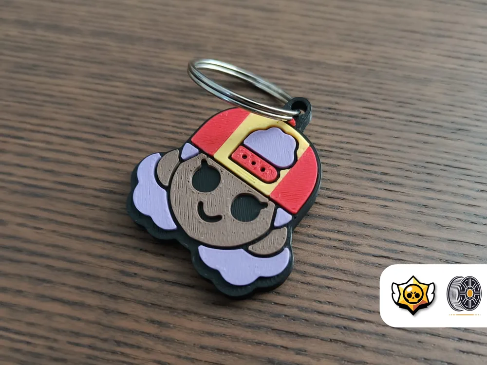 Meg | Brawl Stars Keychain Series by Mike.stl MakerWorld: Download Free ...
