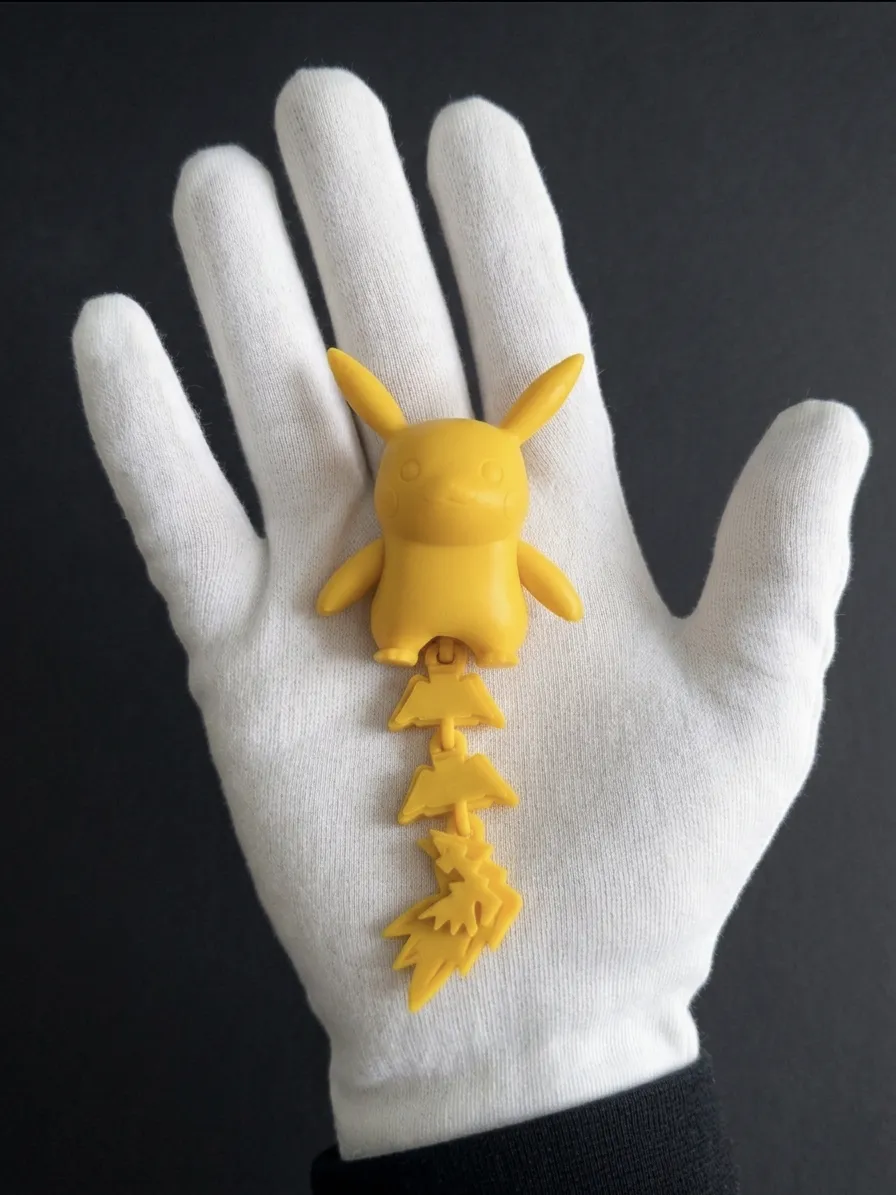 Flexi Cute Pikachu Toy - Print In Place - Free 3D Print Model - MakerWorld
