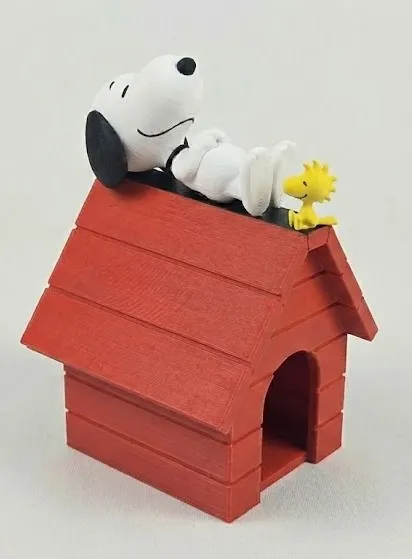 Classic Snoopy & Woodstock - Free 3D Print Model - MakerWorld