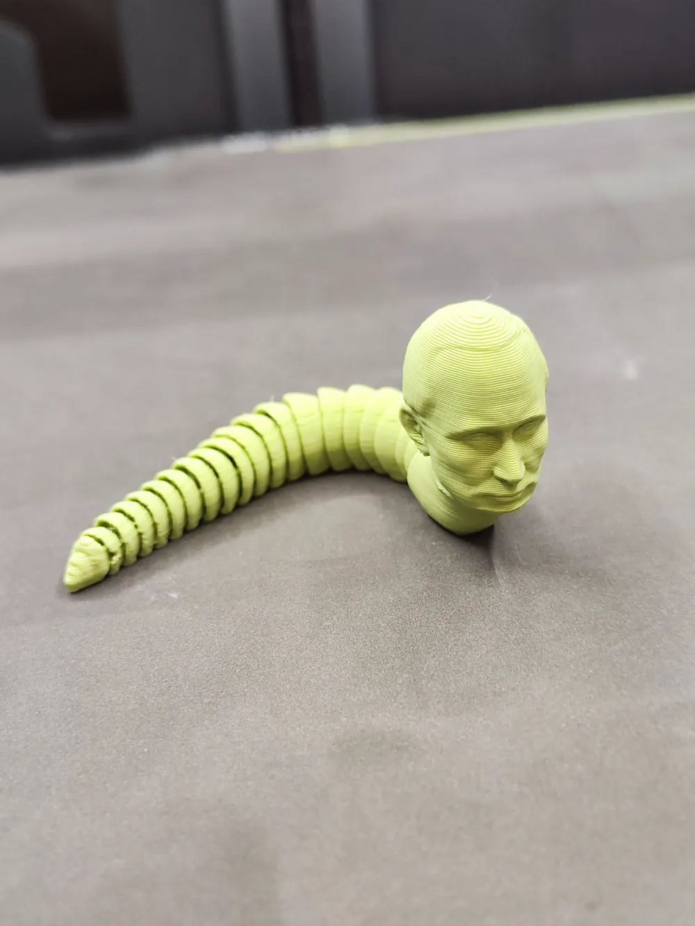 Putin's articulated worm by Creatività in 3D - MakerWorld