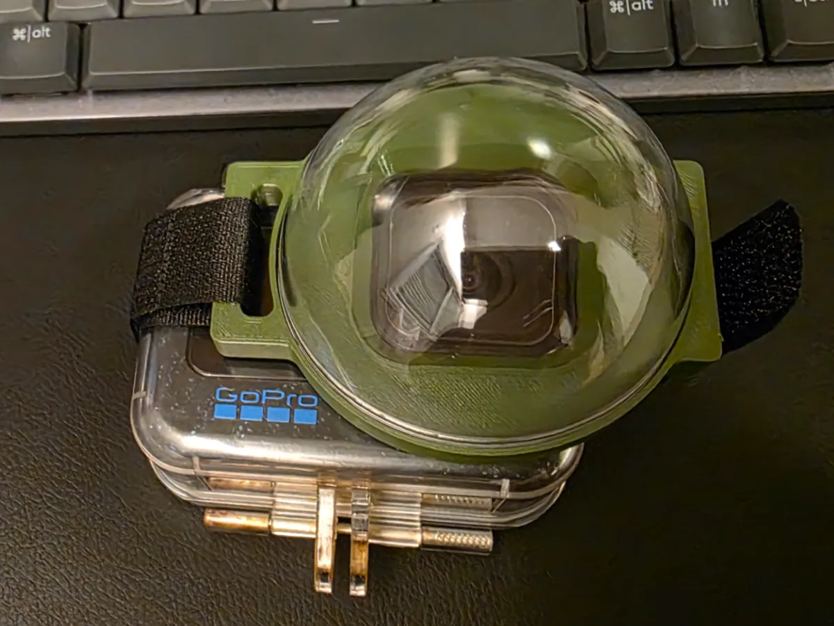 GoPro Dome Port Housing – Over-Under Shot Dome - Free 3D Print Model ...