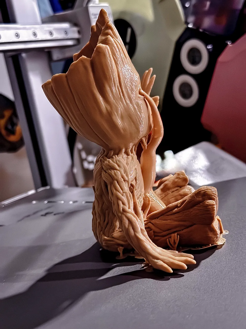 Waving Baby Groot Planter|Separate Eyes|Fixed Hand - Free 3D Print ...
