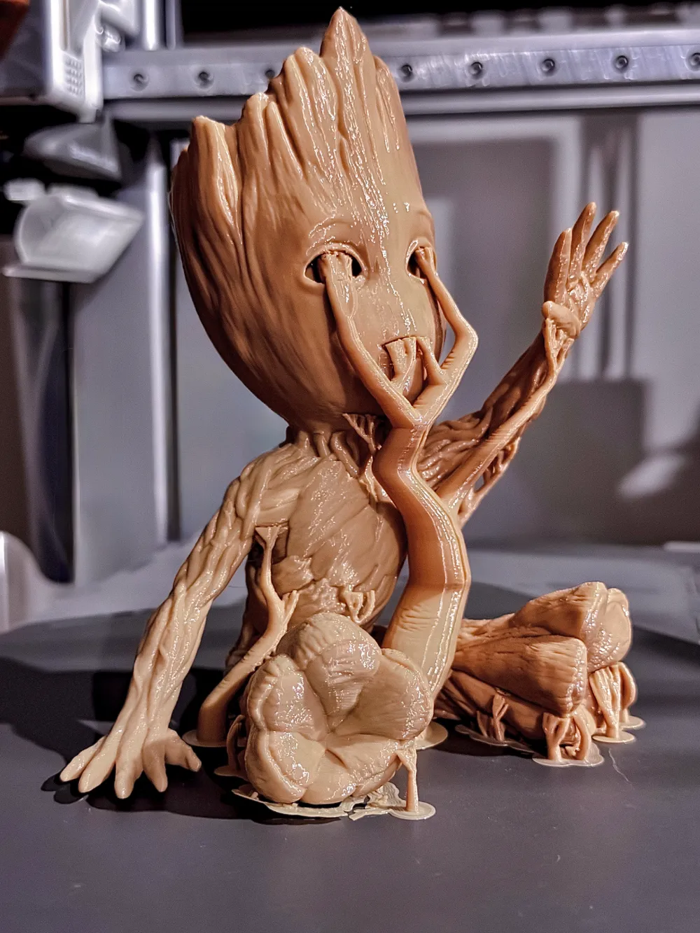 Waving Baby Groot Planter|Separate Eyes|Fixed Hand - Free 3D Print ...