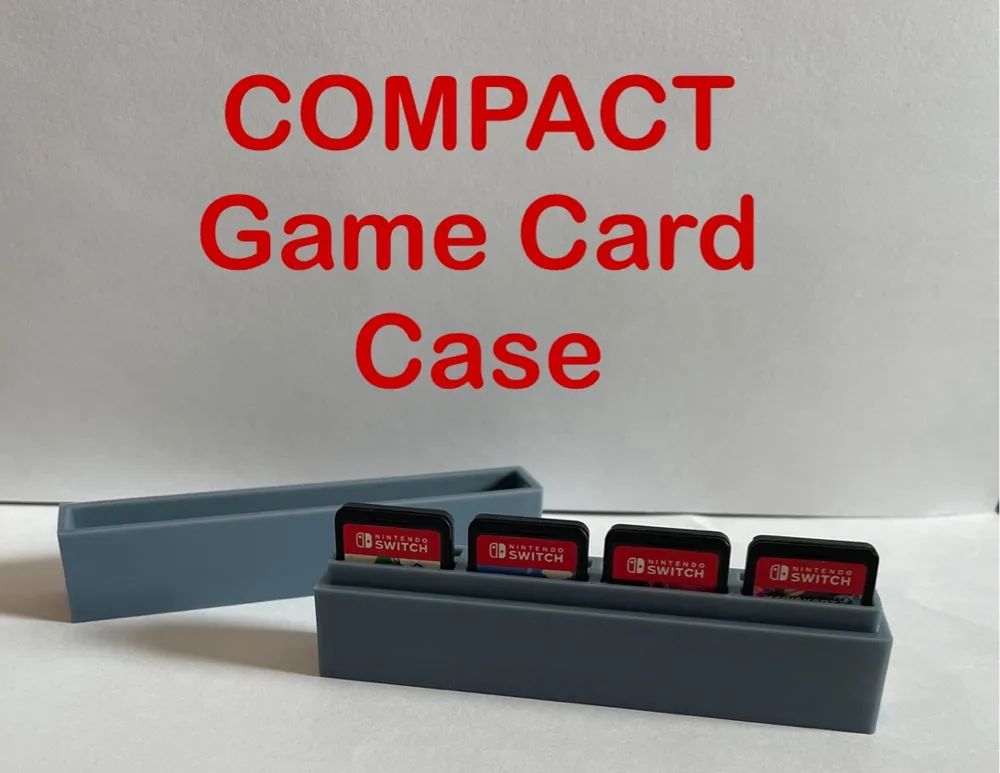 Compact Card Case (8 Switch Games!) by NateTheGreat - MakerWorld