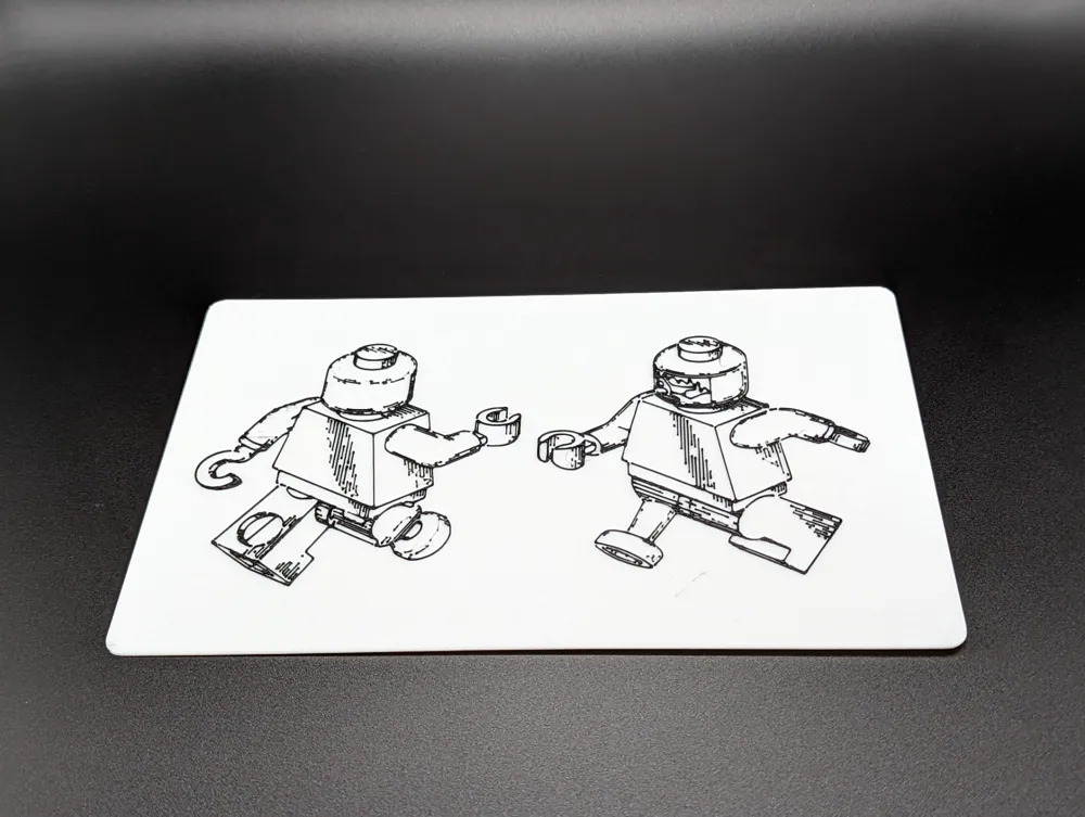 Pirate Minifig Patent Art by Ken Mills MakerWorld: Download Free 3D Models