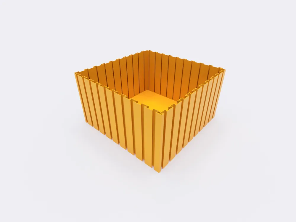 Parametric interlocking box / organizer - Free 3D Print Model - MakerWorld