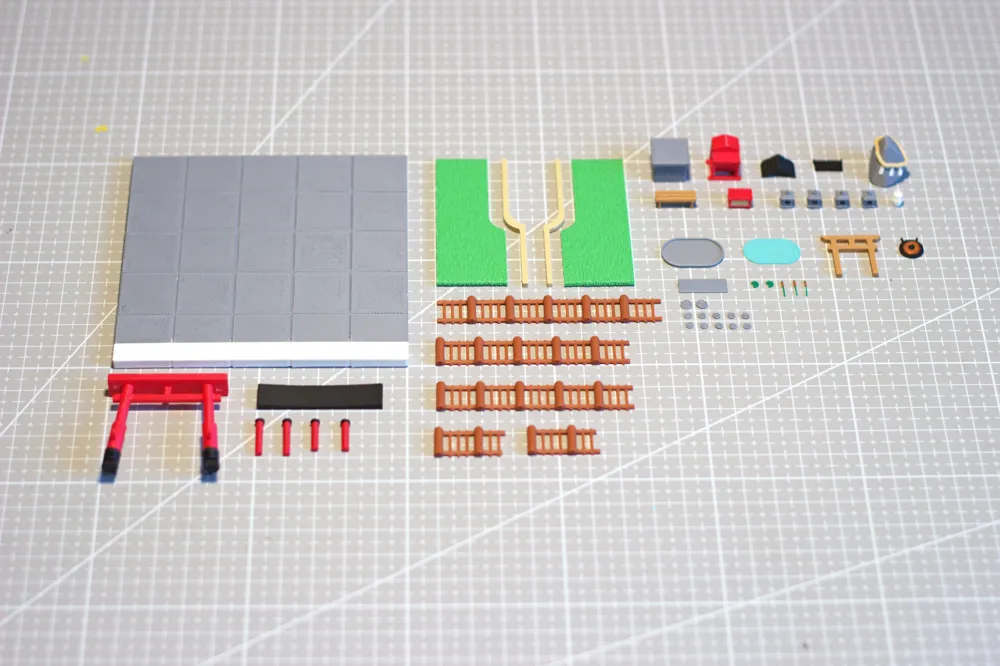 Sanctuaire japonais 神社 [Tōrimachi #03] by Renaar MakerWorld: Download Free 3D Models