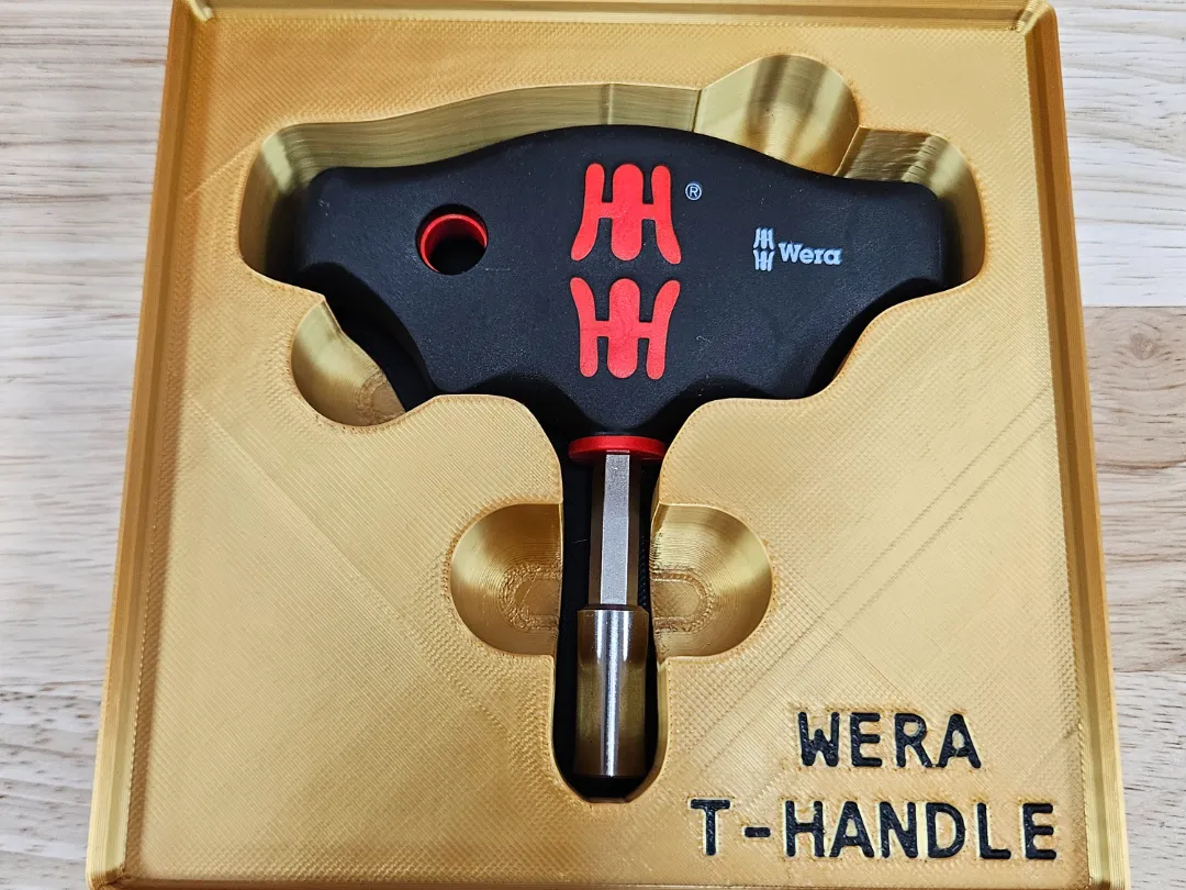 Wera T Handle Gridfinity Advent 2025 - Free 3D Print Model - MakerWorld