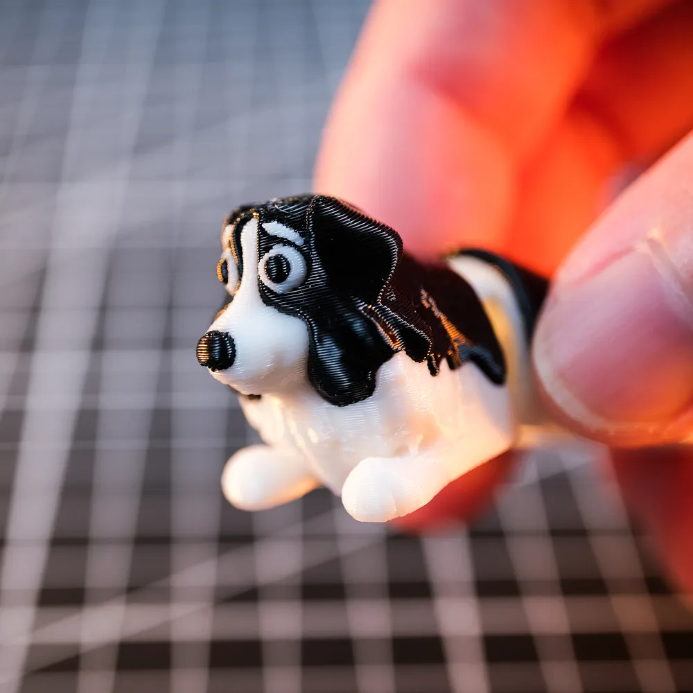 Flexi Mini Border Collie Articulated by voxo3d MakerWorld: Download ...