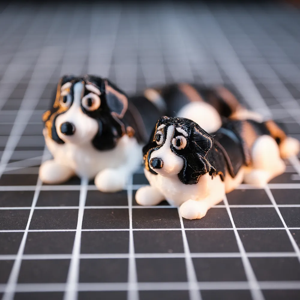Flexi Mini Border Collie Articulated by voxo3d MakerWorld: Download ...