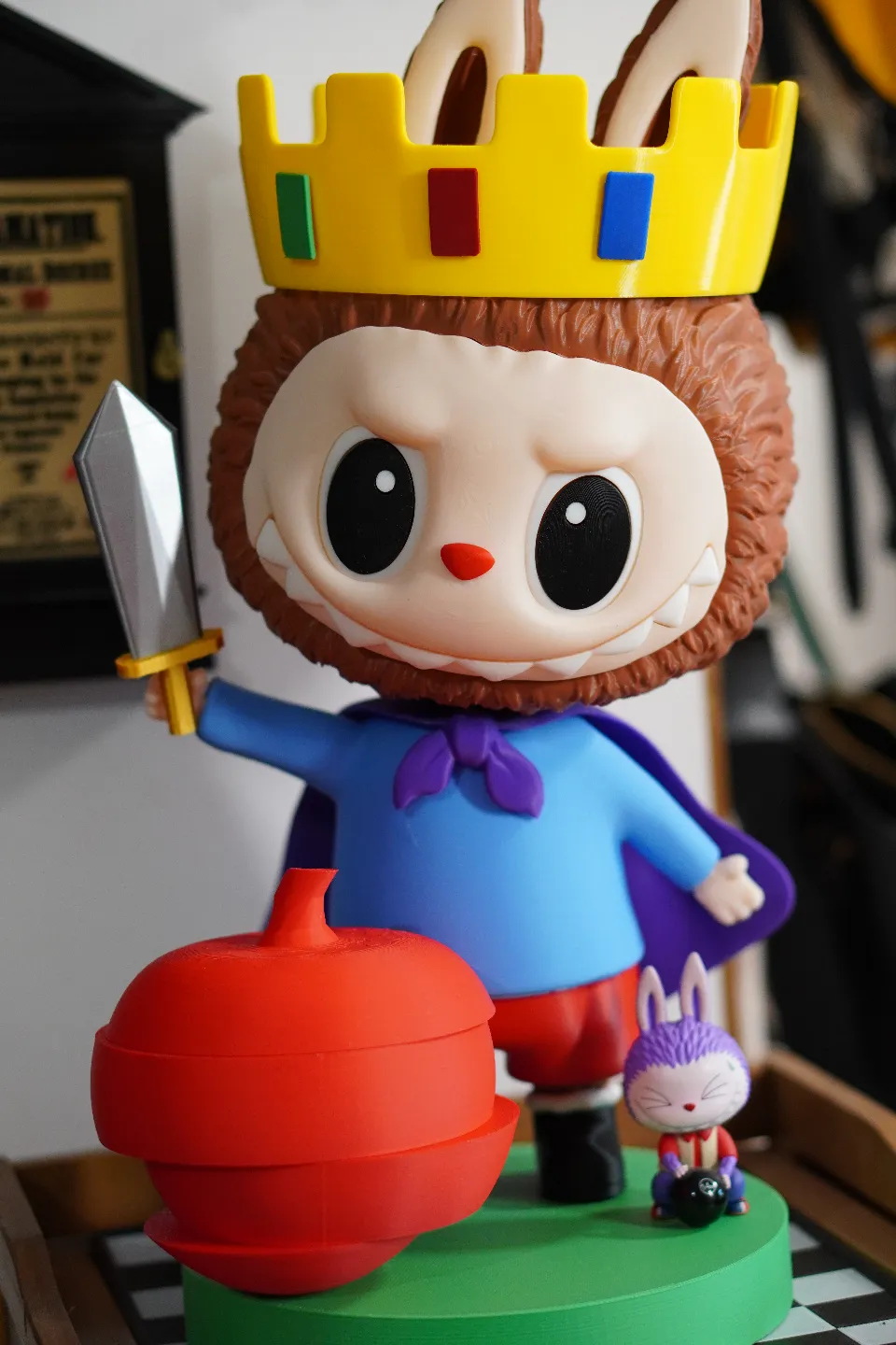 Labubu Slices Apples by 狸狸子 MakerWorld: Download Free 3D Models