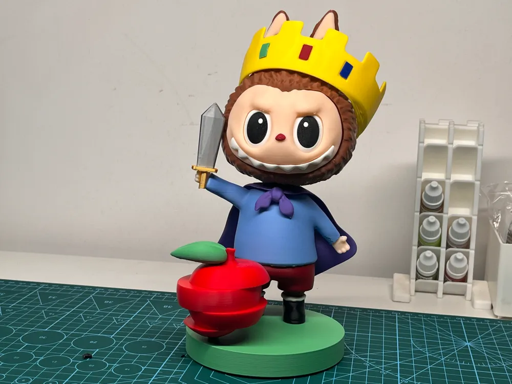 Labubu Slices Apples by 狸狸子 MakerWorld: Download Free 3D Models