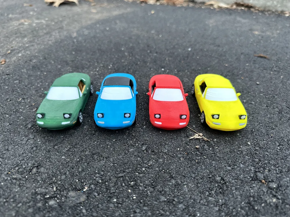 Mazda Miata NA 1/32 scale - Free 3D Print Model - MakerWorld