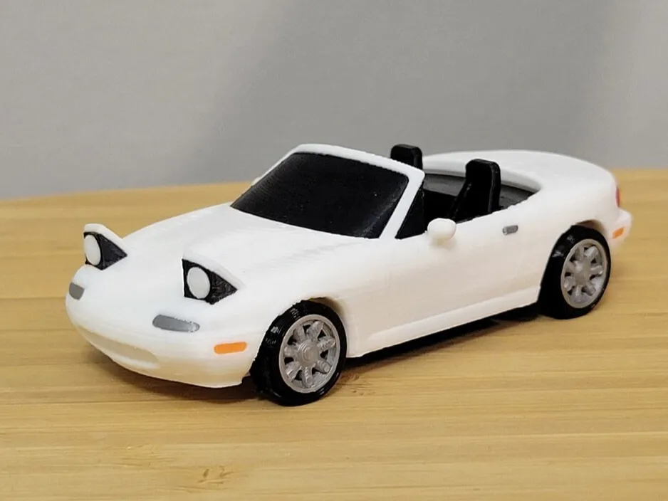 Mazda Miata NA 1/32 scale - Free 3D Print Model - MakerWorld
