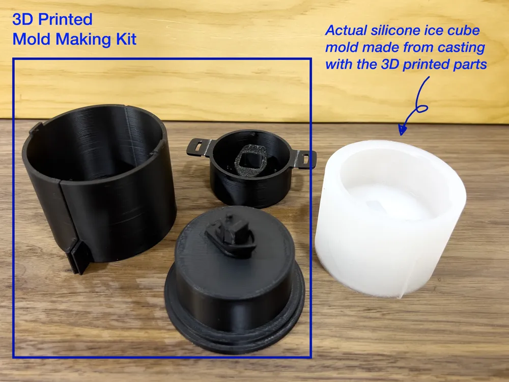 Benchy on the rocks boat ice cube mold making kit - Free 3D Print Model ...