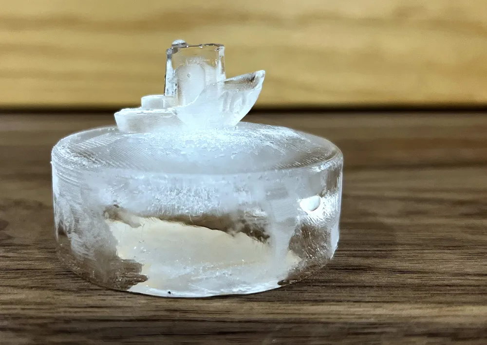Benchy on the rocks boat ice cube mold making kit - Free 3D Print Model ...