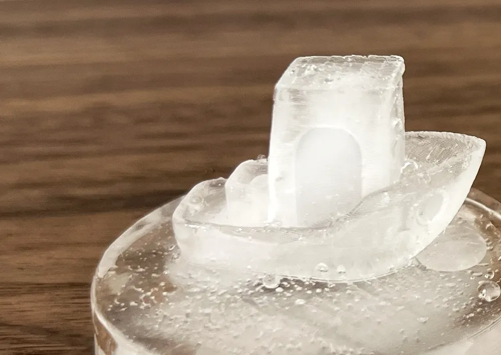 Benchy on the rocks boat ice cube mold making kit - Free 3D Print Model ...