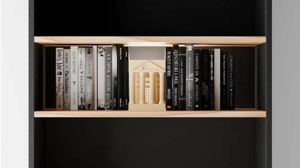 Book Nook Lamp. Roman temple Bookend for Bookshelf by Abstractia Design ...