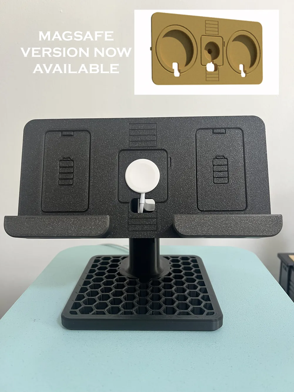 Multi Dock - Dual Phone and Watch or Tablet Stand by Peter Martin MakerWorld: Download Free 3D ...