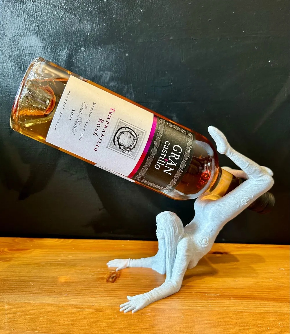 Wine girl holder (balancing) by BondFire MakerWorld: Download Free 3D ...