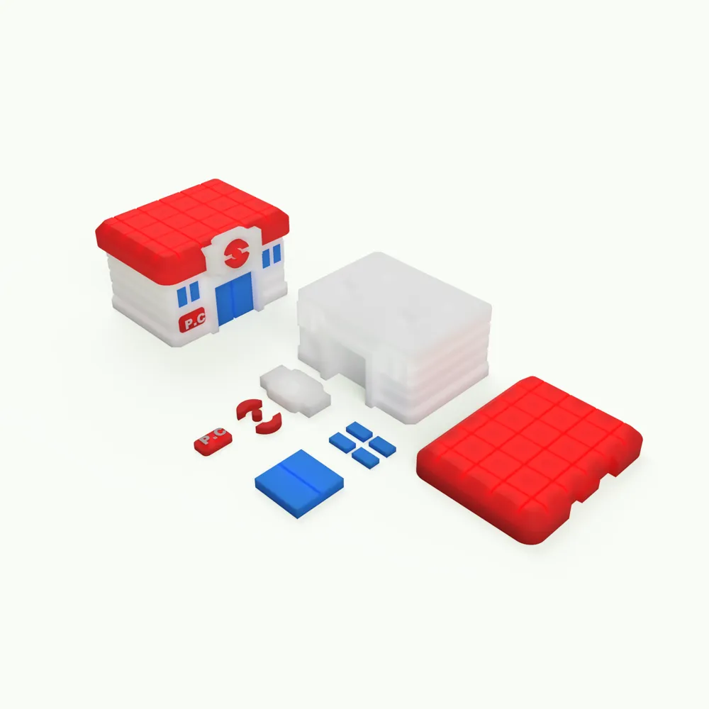 Pokemon Center by Mortex.3d MakerWorld: Download Free 3D Models