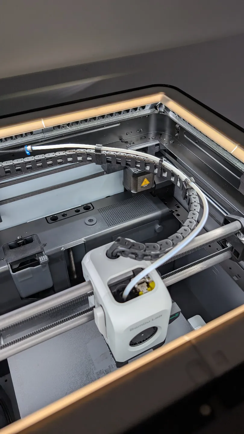 Cable Chain PTFE Clip for X1. P1P, P1S V2 Upgraded by capsel22 - MakerWorld