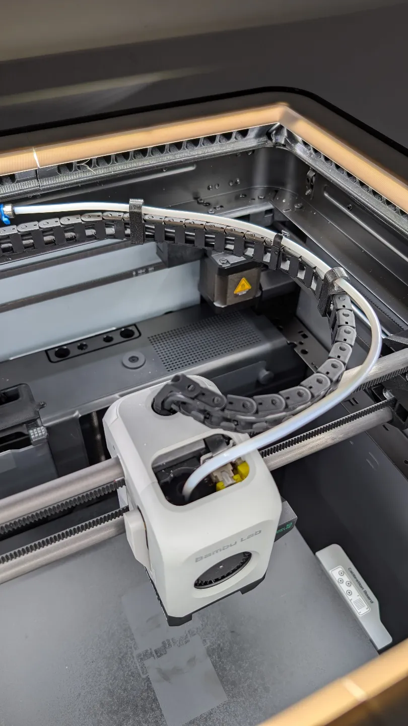 Cable Chain PTFE Clip for X1. P1P, P1S V2 Upgraded by capsel22 - MakerWorld