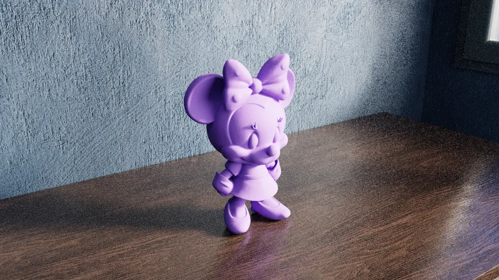 Chibi Minnie Mouse - Free 3D Print Model - MakerWorld