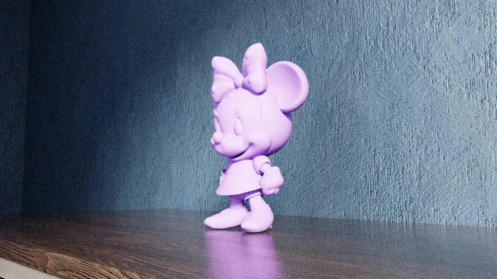 Chibi Minnie Mouse - Free 3D Print Model - MakerWorld