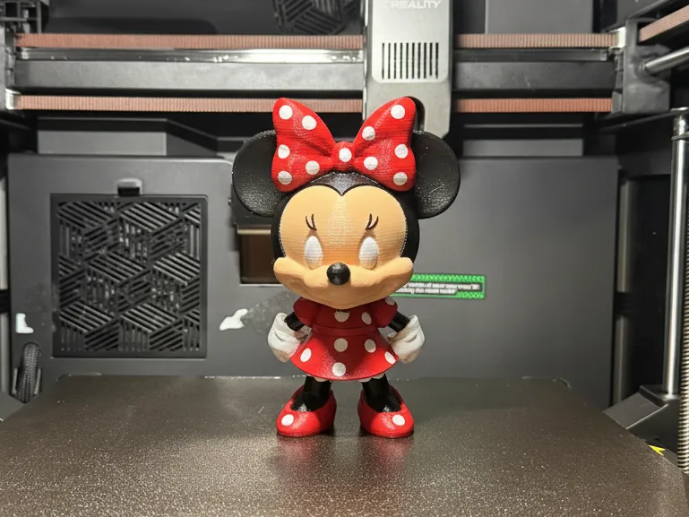 Chibi Minnie Mouse - Free 3D Print Model - MakerWorld