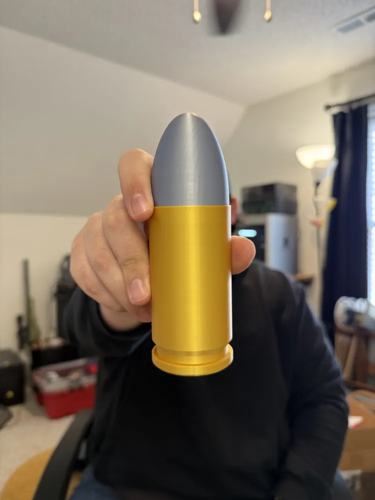 9MM BULLET CONTAINER - Free 3D Print Model - MakerWorld