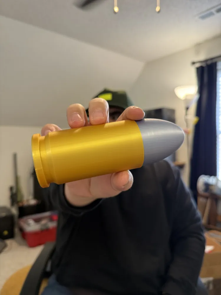 9MM BULLET CONTAINER - Free 3D Print Model - MakerWorld