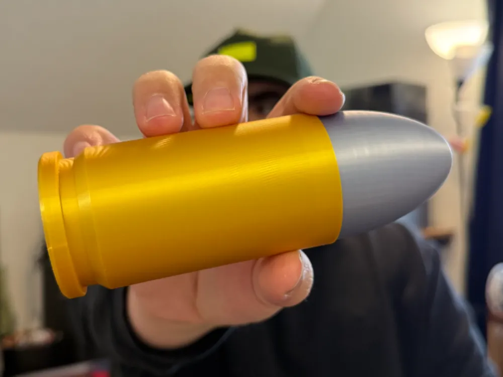 9MM BULLET CONTAINER - Free 3D Print Model - MakerWorld