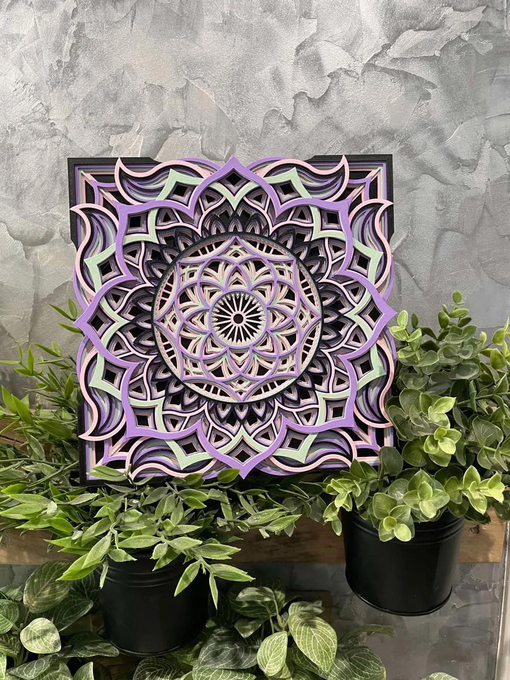 Customizable Layered Mandala by Remy DiT MakerWorld: Download Free 3D ...