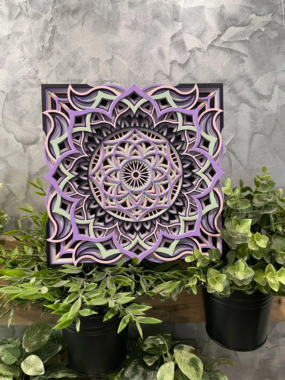 Customizable Layered Mandala by Remy DiT MakerWorld: Download Free 3D ...