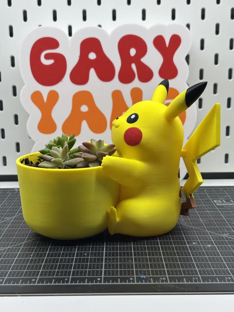 pikachu plant pot - Free 3D Print Model - MakerWorld