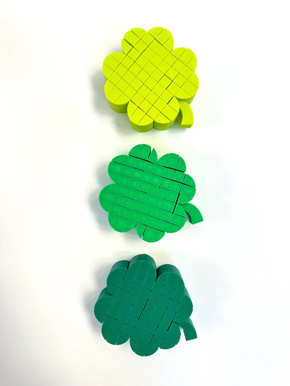 Pixel 4 Leaf Clover Fidget by 3DPmom MakerWorld: Download Free 3D Models