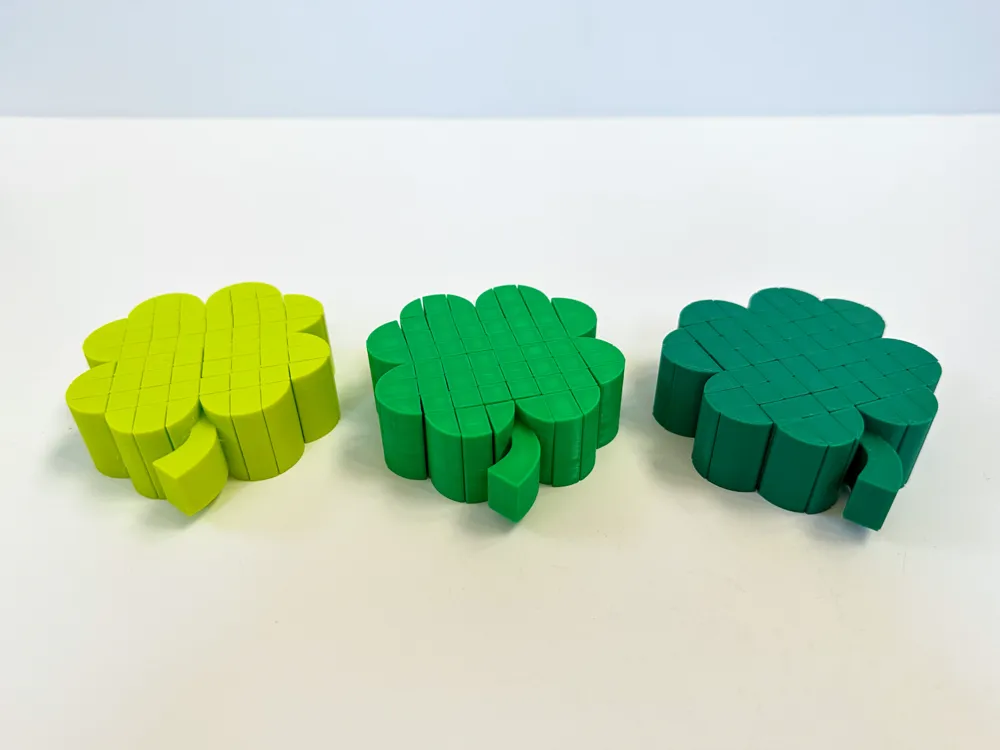 Pixel 4 Leaf Clover Fidget by 3DPmom MakerWorld: Download Free 3D Models