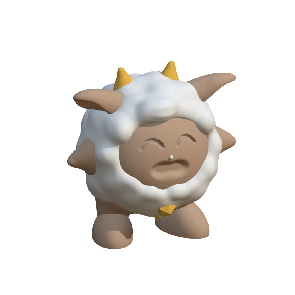 Palworld - Lamball Art Toy by DIY of Things - MakerWorld