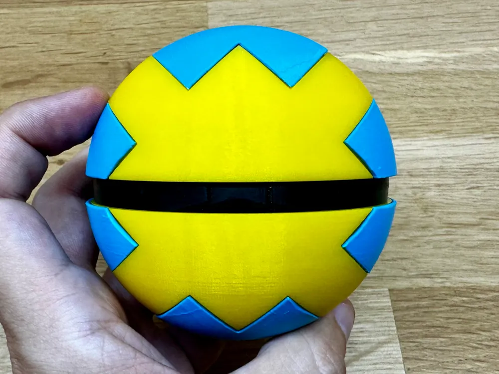 Quick Ball - Pokeball - Pokemon - Fully Functional - Free 3D Print ...
