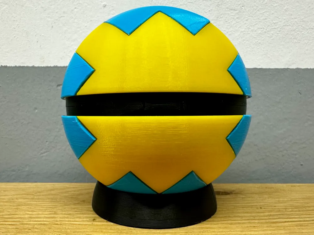Quick Ball - Pokeball - Pokemon - Fully Functional - Free 3D Print ...