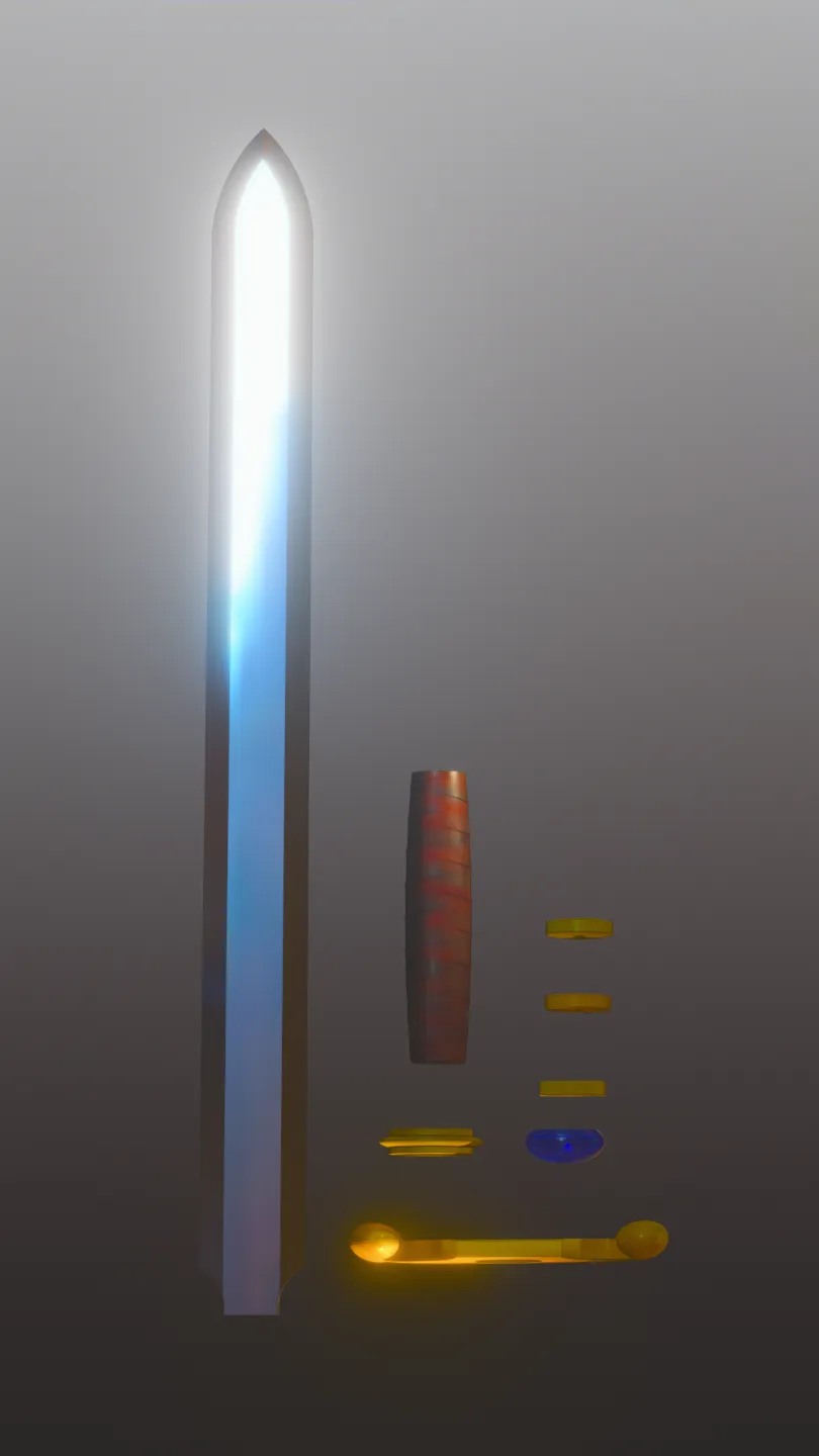 The Legendary Sword Z - Free 3D Print Model - MakerWorld