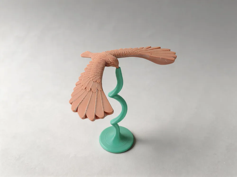balancing bird, balancing eagle, fingertip tumbler - Free 3D Print ...
