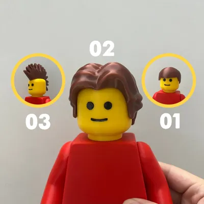 BASIC BIG BRICK FIGURE (Scale 6:1) by Bill Lab MakerWorld: Download ...