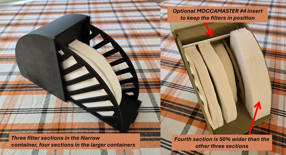 Coffee Filter Hinged Container - Free 3D Print Model - MakerWorld
