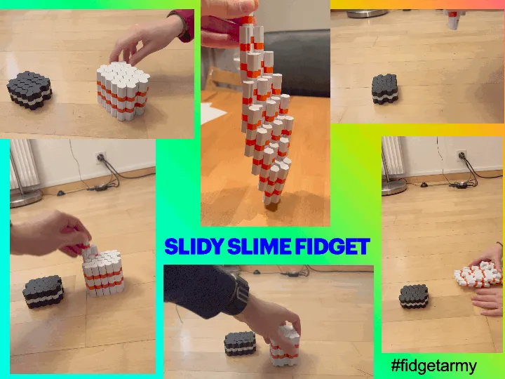 Slidy Slide Slime Fidget Toy - Free 3D Print Model - MakerWorld