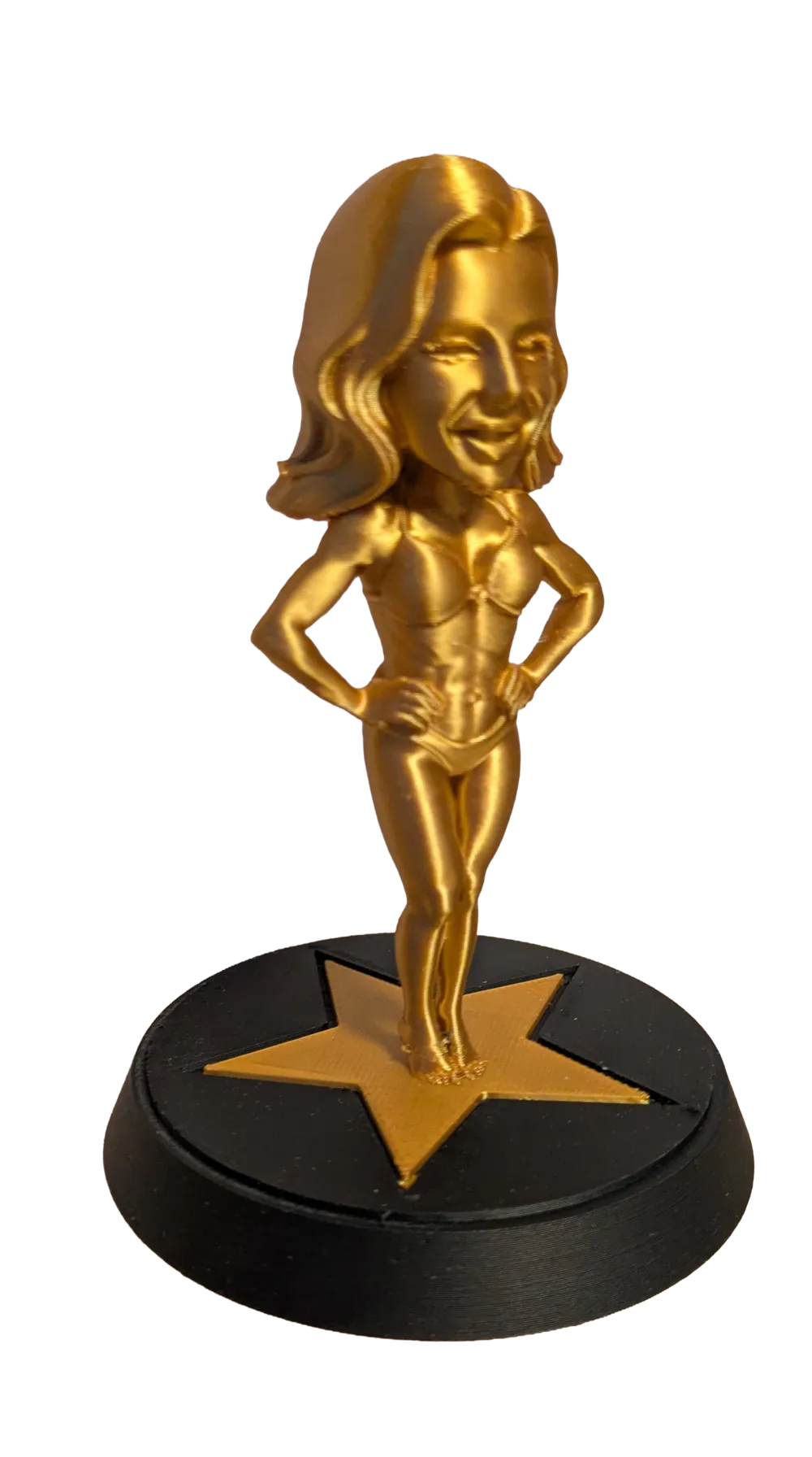 Trophy Of a Female Bodybuilder - Free 3D Print Model - MakerWorld