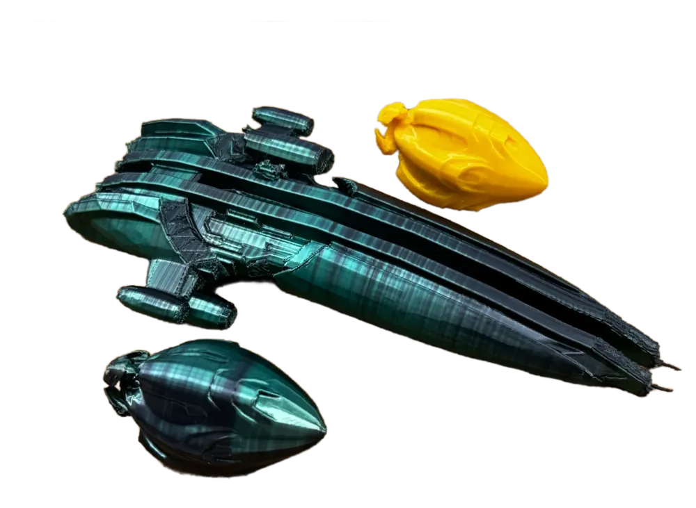 EVE Online - Machariel Battleship - Free 3D Print Model - MakerWorld